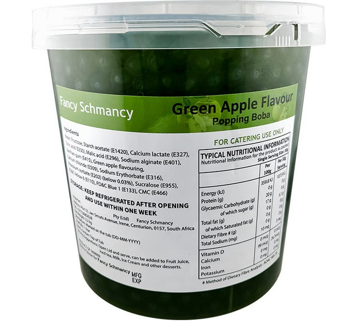 Bubble Tea Empire Apple Popping Boba Infusion Tea Drum (3 kg) | Makro