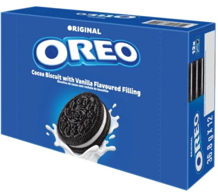 Buy Oreo Original Cookies 12 x 36g Plain Biscuit (36 g, Pack of 12) in ...