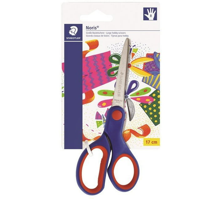 Staedtler Noris Club Medium Hobby Scissors - 17cm Scissors (Blue) | Makro