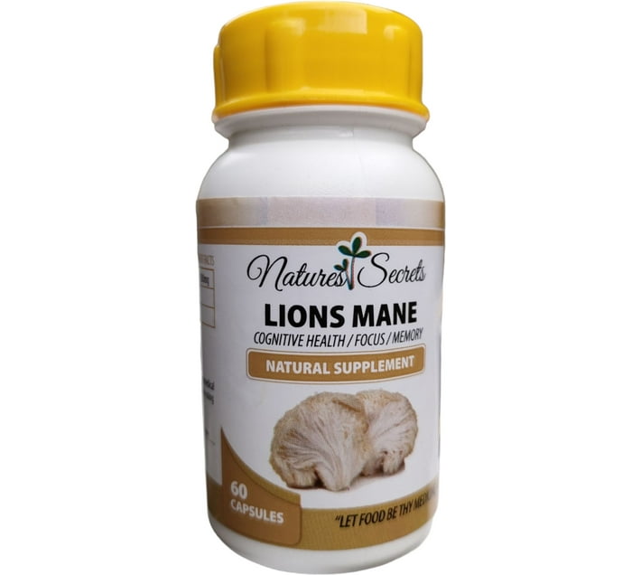 Natures secrets Lion's Mane Mushroom Supplement Capsules () | Makro