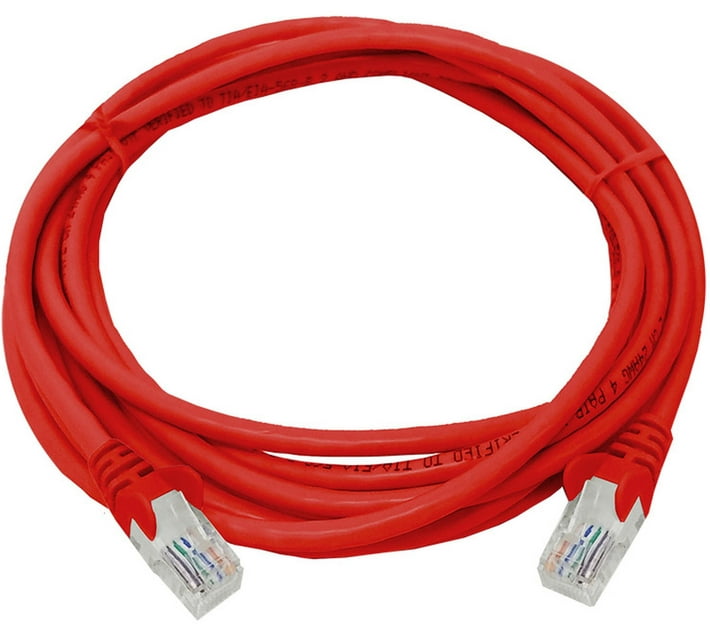 Linkbasic RJ-45 To RJ-45 3 m FLY-3R (Compatible with Computer, Red, One ...