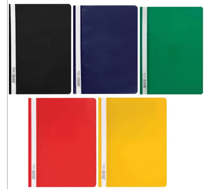 Buy Bantex Polypropylene Quotation Folder (Set of 5, Multicolour) in ...
