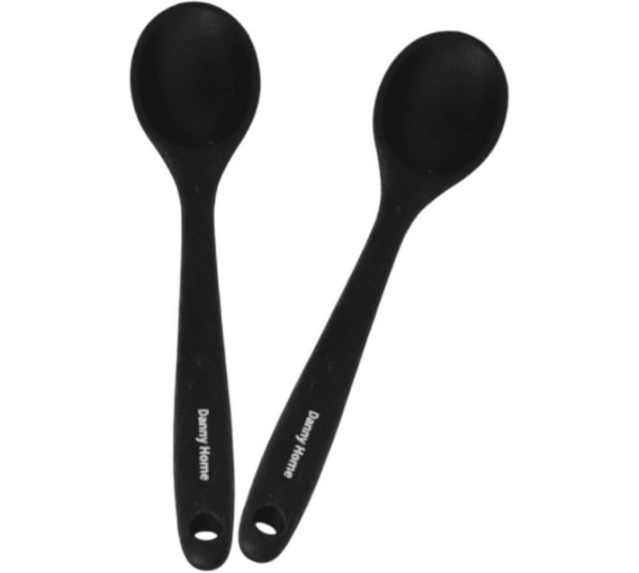 Danny Home Set of 2 Silicone Soup Server Spoons Silicone Serving Spoon ...