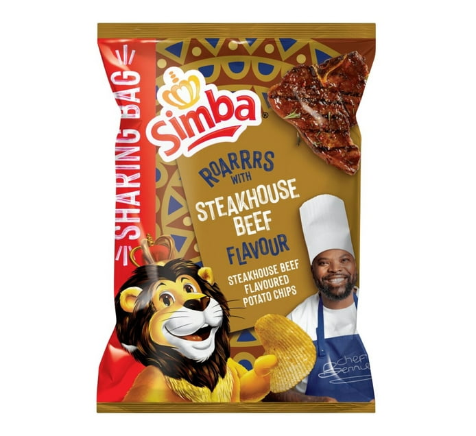 Someone’s in a Makro Simba Potato Chips Steakhouse Beef (200g) Mood