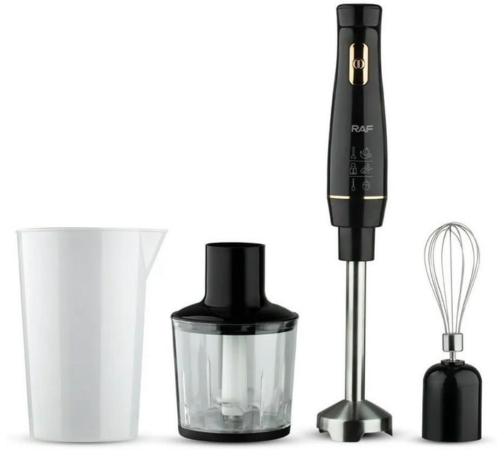 Raf Multifunctional Household 4 in 1 Stick Blender 800 W Hand Blender (black) | Makro