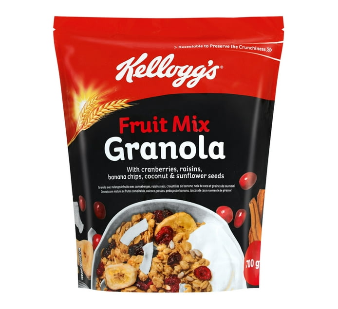 Someone’s in a Makro Kellogg's Granola Fruit Mix Muesli (12 x 700g) Mood