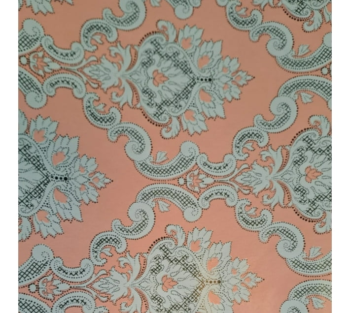 New Era Living Coral Lace Contact Paper Decorative White, Orange ...