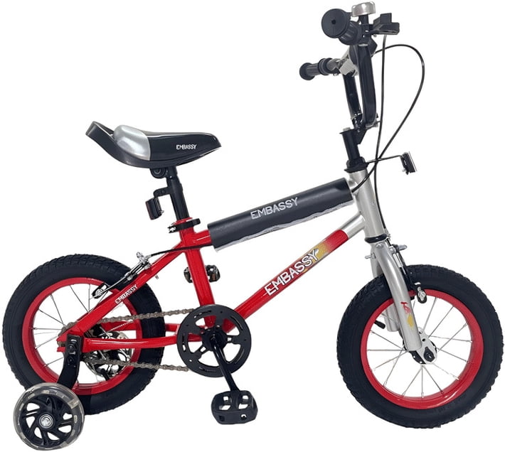 Embassy 12 inch Bicycle With Light Up Trainer Wheels 12 inch (Single ...