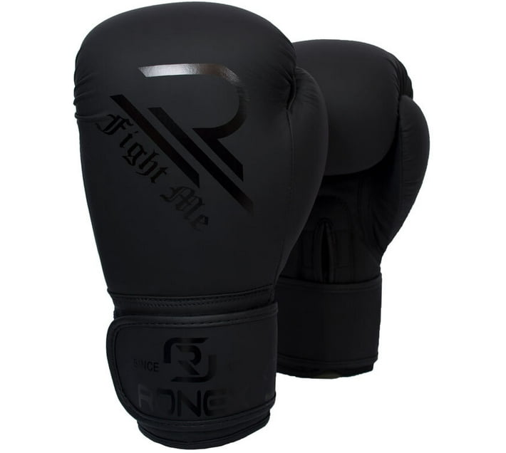 RONEX Boxing Gloves PU Flex Series Boxing Gloves (Black) | Makro