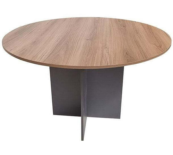 Flatpack DIY Conference Table - Round 12 Solid Wood Cafeteria Table ...