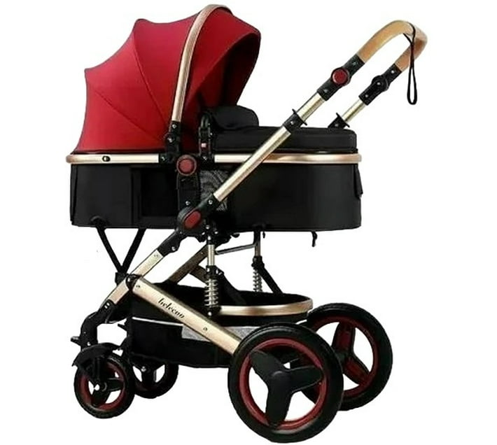 Totland 2 in 1 Belecoo 530WC Stroller Stroller Pram (Multi, Red) | Makro