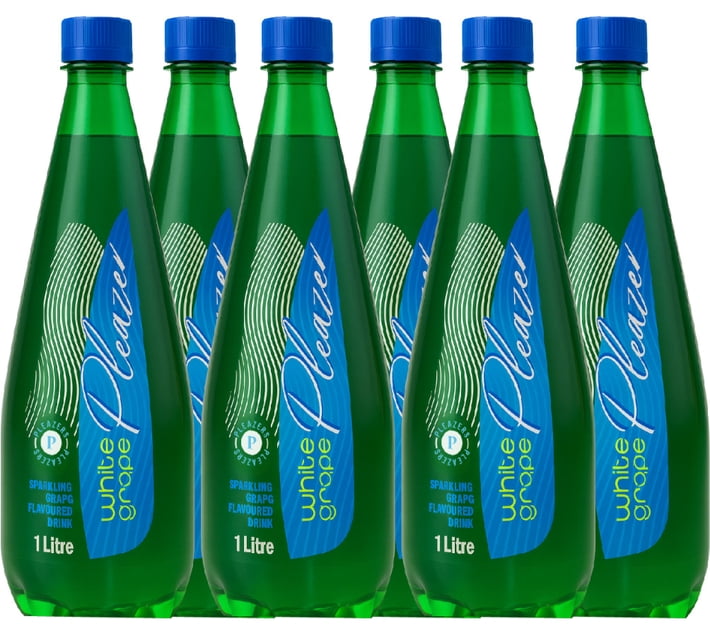 Buy Pleazer Sparkling White Grape Drink Sparkling White Grape Drink (6 ...
