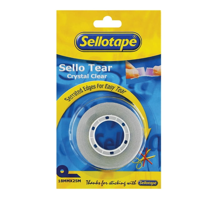 Sellotape 18 mm x 25 m Sello Tear | Makro