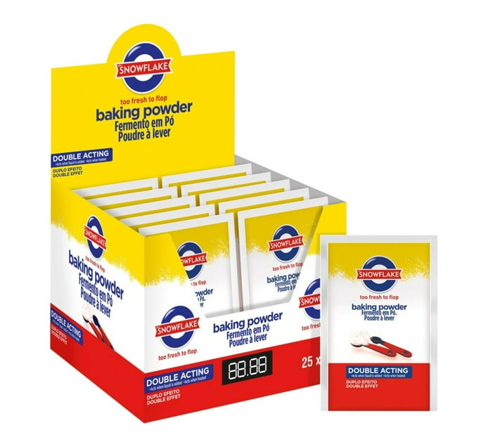 Buy Snowflake Baking Powder Sachets (25 x 50g) in Bulk | Makro Business