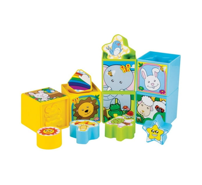 Redbox 6 Pc Shape Sorting & Puzzle Blocks | Makro