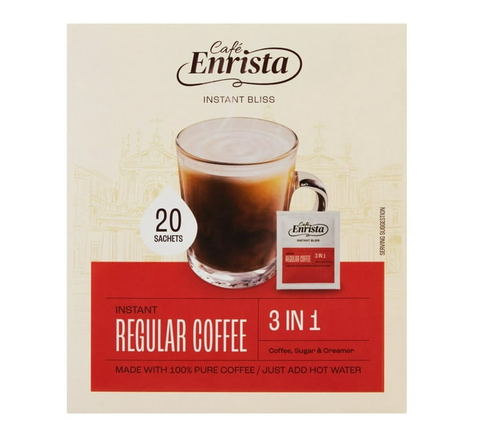 Someone’s in a Makro Cafe Enrista 12 x 20's Coffee 3-in-1 Mood