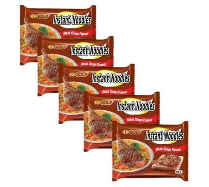 Buy Golf Noodles Steak & Chops Flavor Instant Noodles (50 x 3250 g) in ...