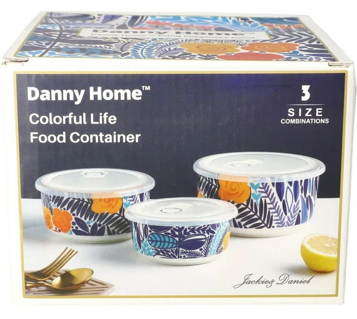 DH Plastic Utility Container - 750 ml (Pack of 3, Multicolor) | Makro