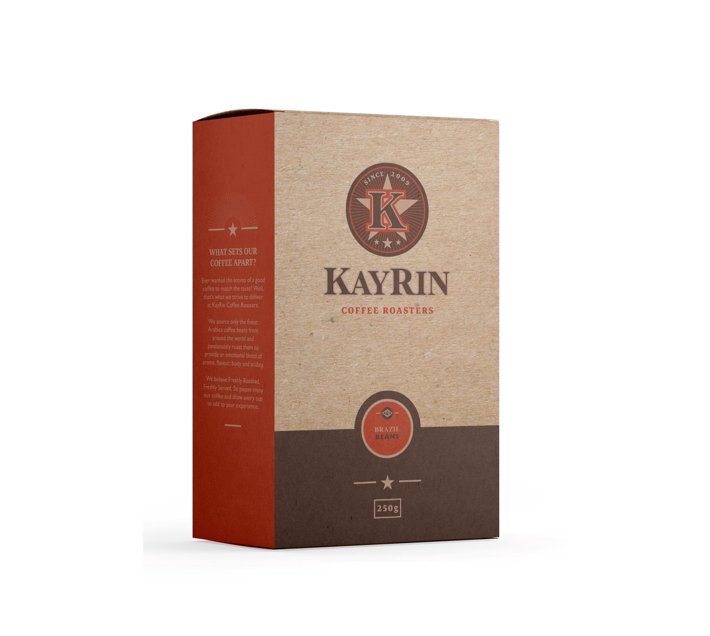 KayRin Coffee Roasters Brazil Barbosa Gold – Beans 250g | Makro