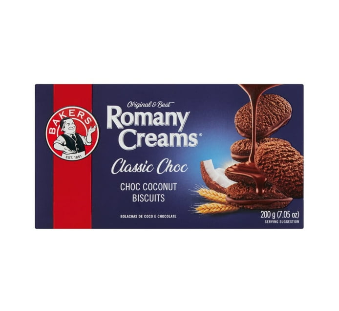 Buy Bakers Romany Creams Classic Chocolate Biscuits 200g in Bulk ...