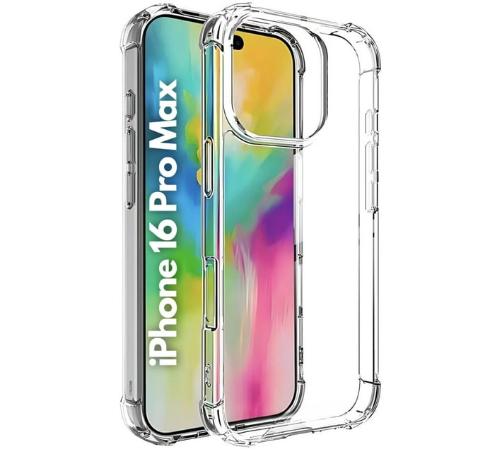 Celltime Clear Shock Resistant Armor Case for iPhone 16 Pro Max ...