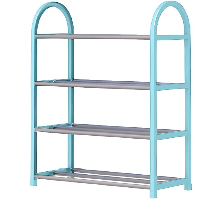 Generic Plastic Shoe Rack (Blue, 5 Shelves) | Makro