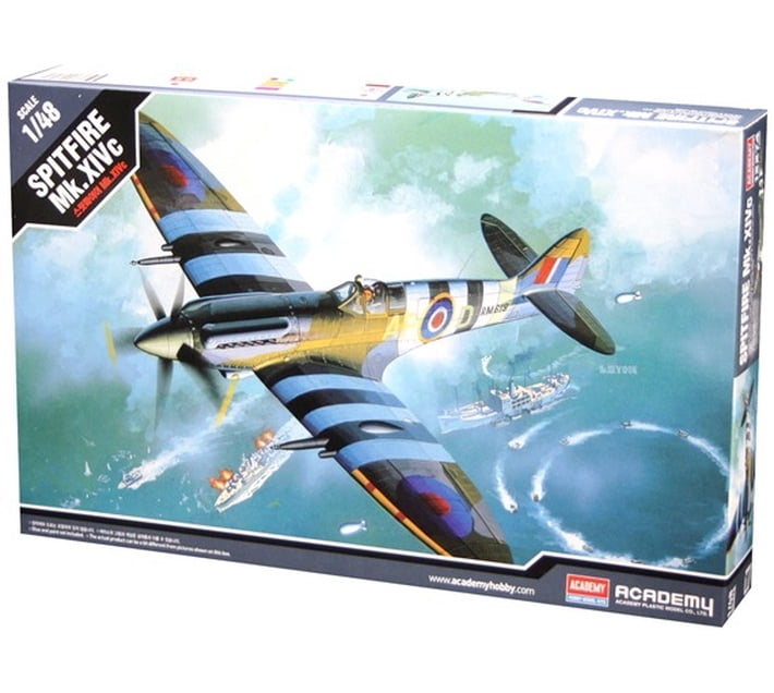 Academy 1/48 Spitfire Mk.XIVc Craft Kits Art and Craft Kit (Academy ...