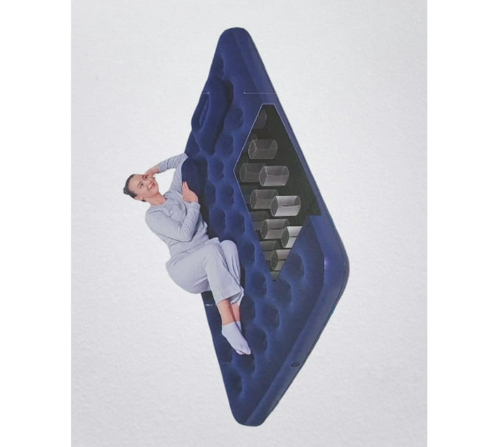 SLEEMON FURNITURE PLASTIC Settee (Finish Colour -BLUE, KNOCK DOWN) | Makro