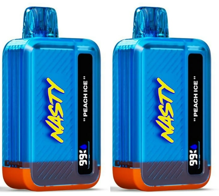Nasty Peach Ice 2 Pack Vaporizer (Blue) | Makro