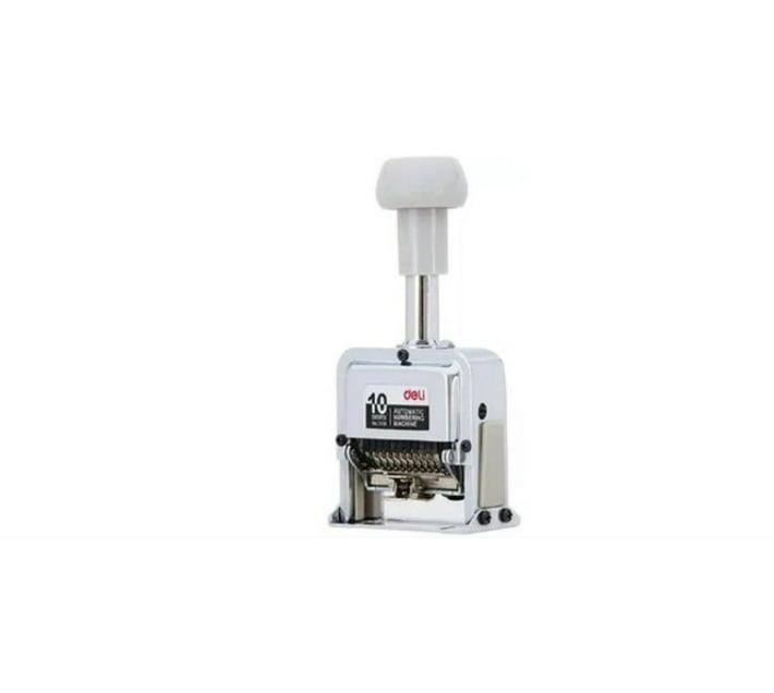 Deli Deli_ Stainless Steel Numbering Machine (Small, Black) | Makro