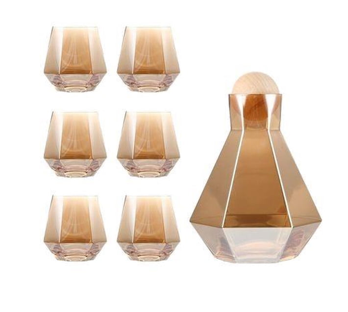 Smte-7 Piece High Quality Luxury Geometric Design Water Glass Set ...