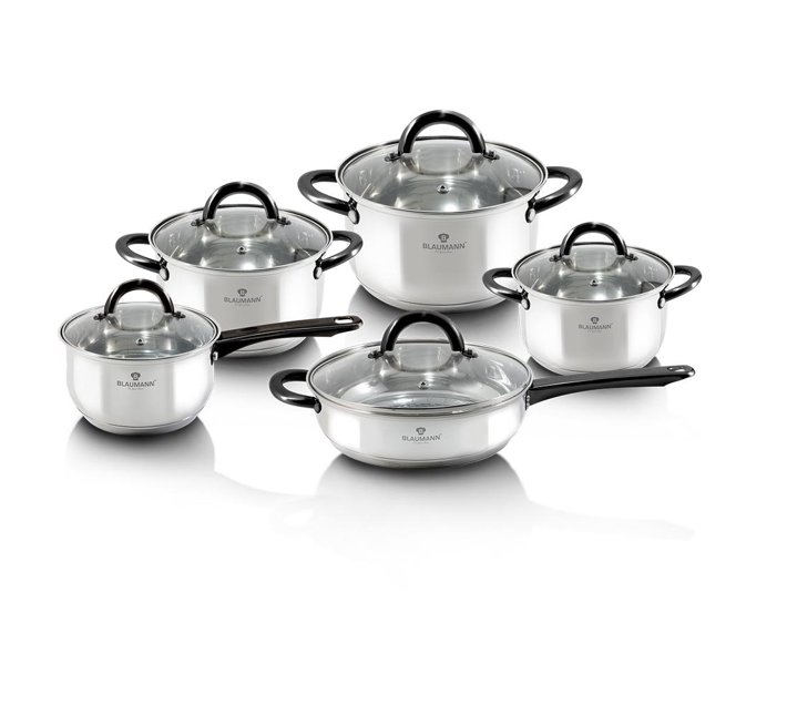 Someone’s in a Makro Blaumann 10-Piece Stainless Steel Gourmet Line ...