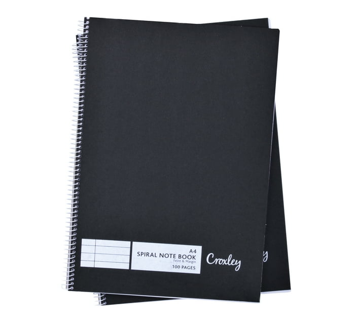 Someone’s in a Makro Croxley A4 Spiral Notebooks 100-Page 2-Pack Mood