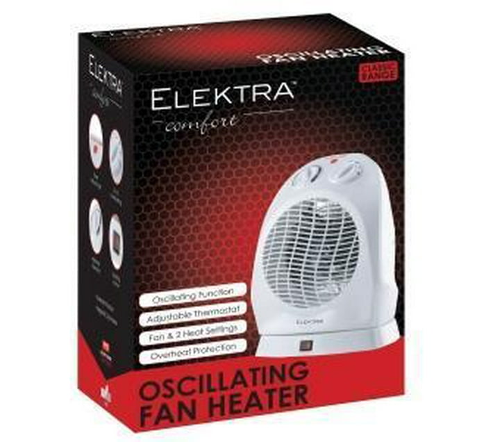 Elektra SEL-2602 Fan Heater Suitable for Indoor, Living Room (Black ...