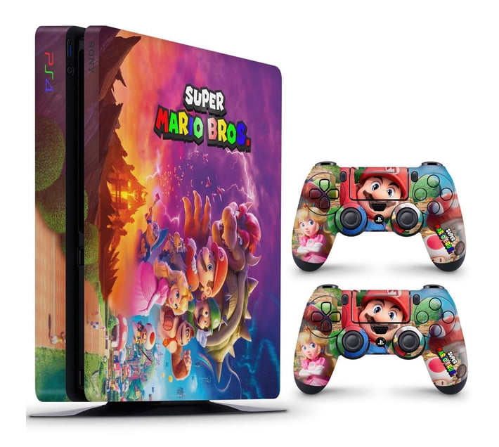 Someone’s in a Makro SkinNit Decal Skin for PS4 Slim: Super Mario ...