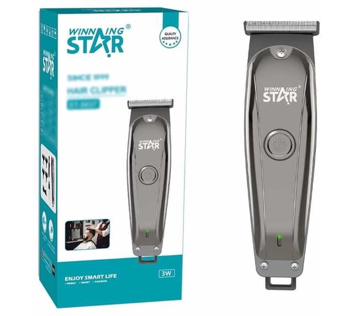 Winning Star ST-5637 Cordless Rechargeable Hair Clipper Grooming Kit 90 ...