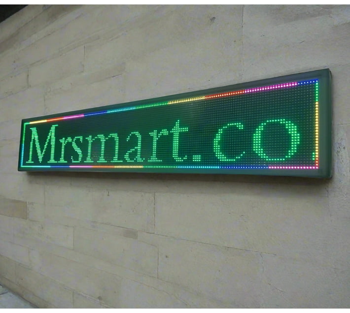 MrSmart 2M LED notice board LED Bulletin Board (black) | Makro