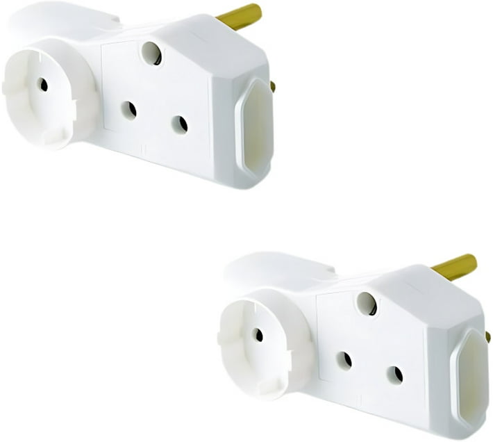 AZ Décor Plug-Adaptor 1X16A 1X5A-Rnd 2X5A-2Pin Worldwide Adaptor | Makro
