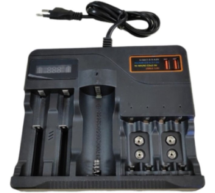 PHRM 1.6 A Multiport Gaming Charger with Detachable Cable (Black) | Makro