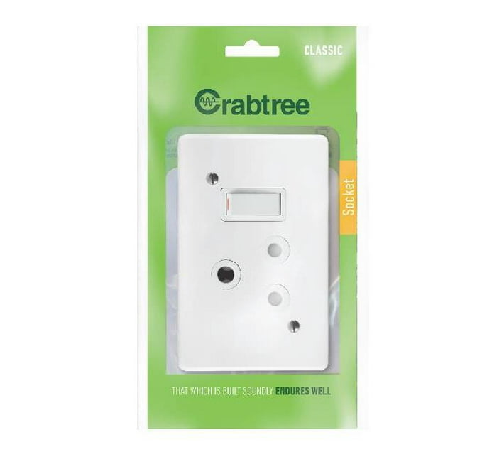 Someone’s in a Makro 4x2 Single Switch Socket Mood