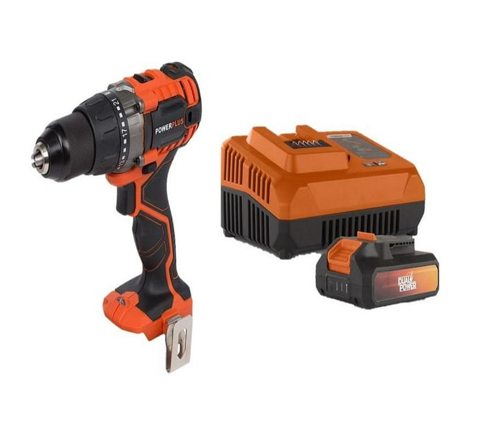 Someone’s in a Makro PowerPlus 20V Dual Power Drill Screw Driver Mood