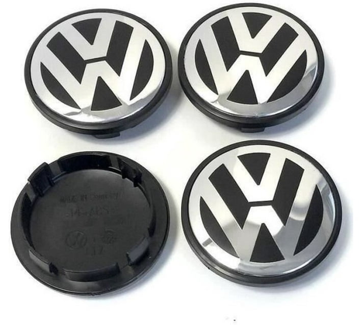Buy MAX 4X VW WHEEL CENTERS hub caps 65mm alloy rim VOLKSWAGEN emblem ...