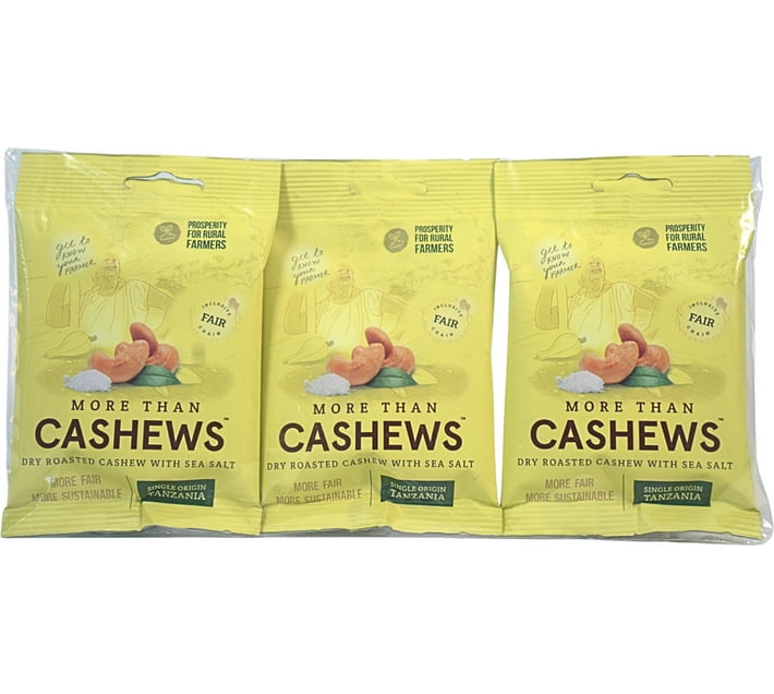 More Than Cashews Cashew Nuts Roasted Salted 3 X 150 G Makro