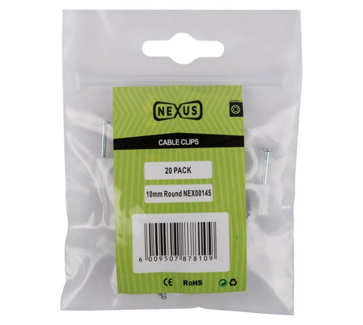 Nexus - Cable Saddle Round 10Mm 20 - 45 Pack | Makro