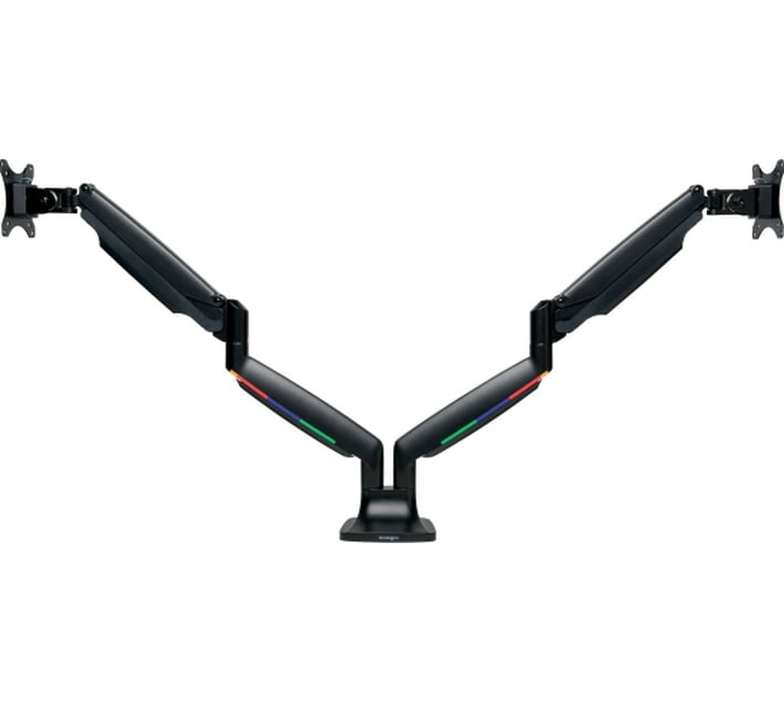 Kensington One-Touch Dual Monitor Arm - Black Monitor Desk Stand | Makro