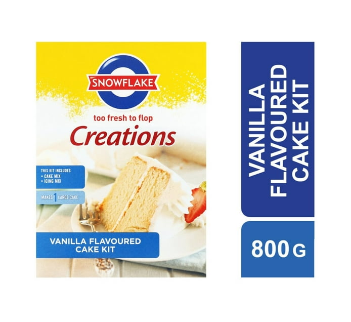 Buy Snowflake Treats Cake Kit Vanilla (5 x 800g) in Bulk | Makro Business