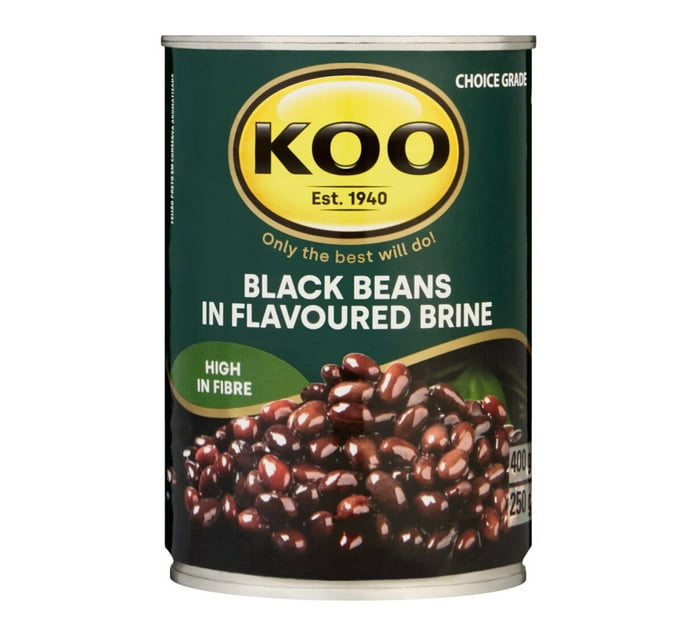 Someones In A Makro Koo Tinned Black Beans All Variants 1 X 410g Mood