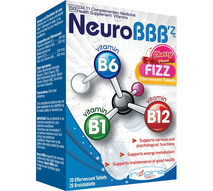 Inzpire Neuro BBB'Z Fizz 20's (20 Tablets) | Makro