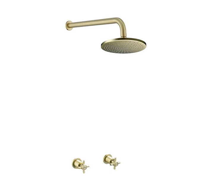 Someone’s in a Makro Trendy Taps Premium Quality Brushed Gold Shower ...