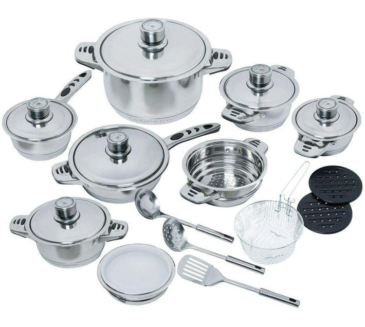 Leopard 21PieceLeopord Steel Cookware Set (1 - Piece) | Makro